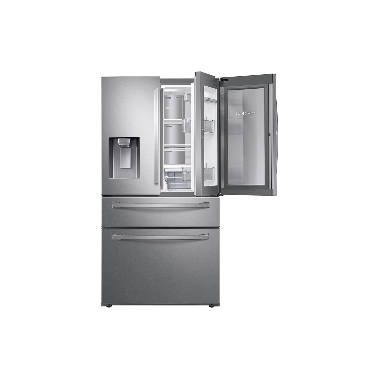 Geladeira French Door RF22R Inox com Food Showcase e gaveta FlexZone ...