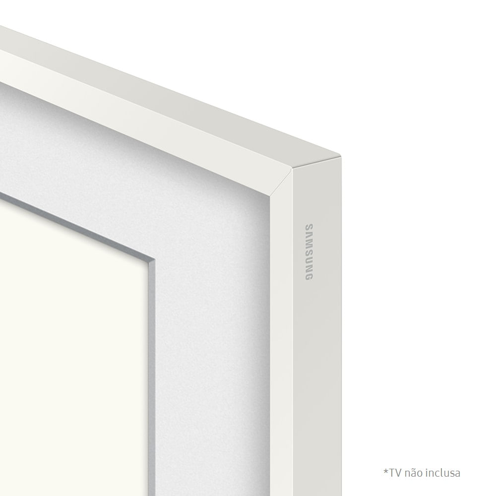 Moldura para Smart TV 50" The Frame 2021 Branco - Samsung Brasil