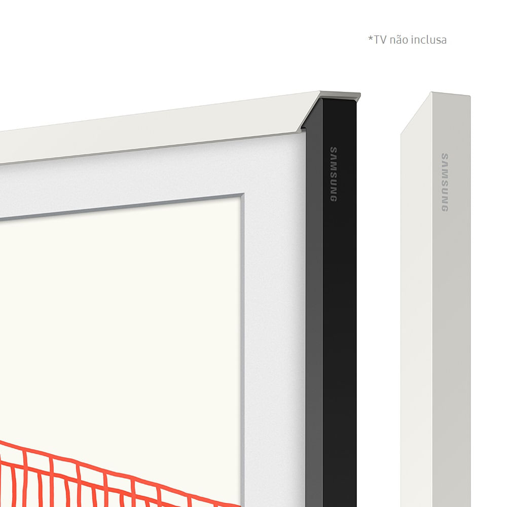 Moldura para Smart TV 55" The Frame 2021 Branco - Samsung Brasil