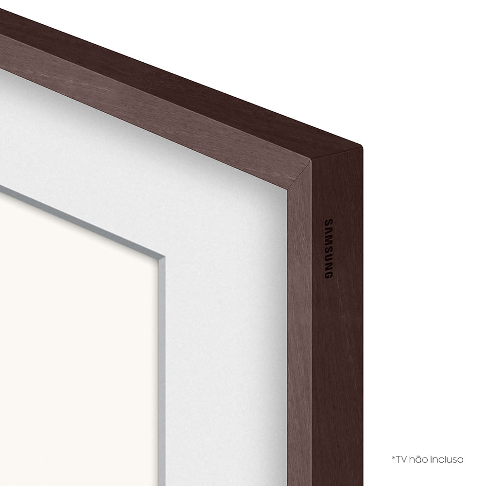 Moldura para Smart TV 43" The Frame 2021 Marrom - Samsung Brasil