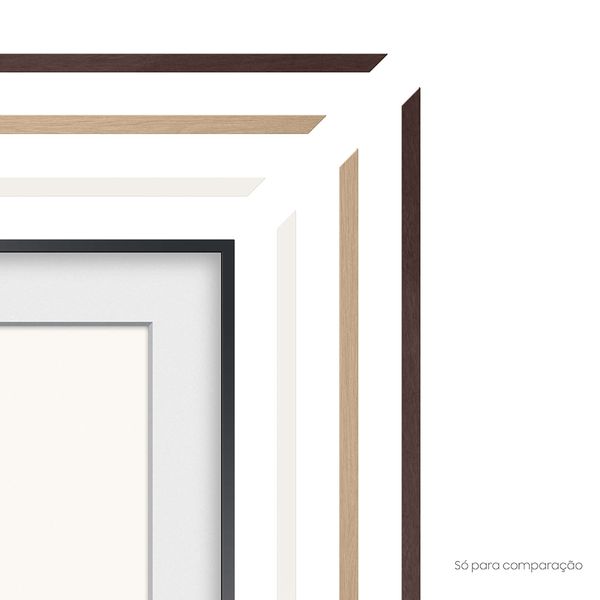 Moldura para Smart TV 43" The Frame 2021 Marrom - Samsung Brasil