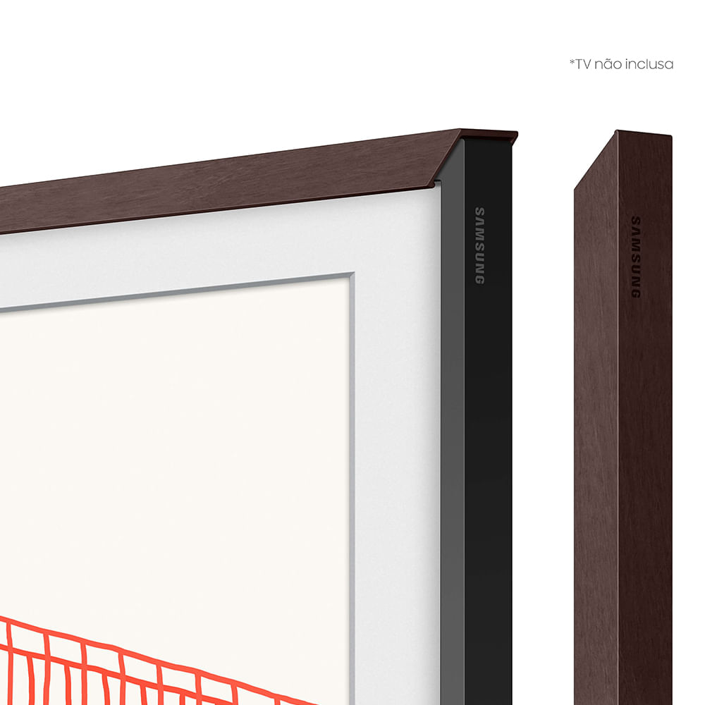 Moldura para Smart TV 55" The Frame 2021 Marrom - Samsung Brasil