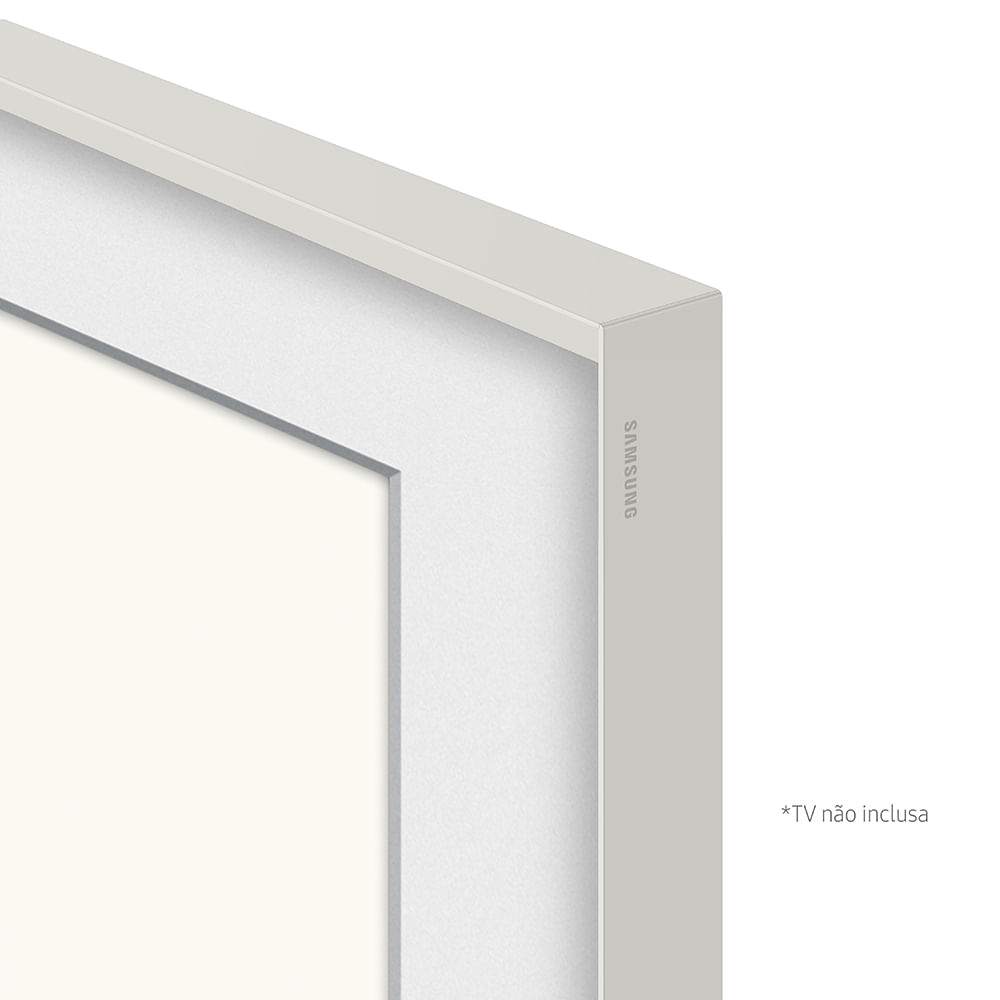 Moldura para Smart TV 55" The Frame 2021 Branco Estilizado - Samsung Brasil