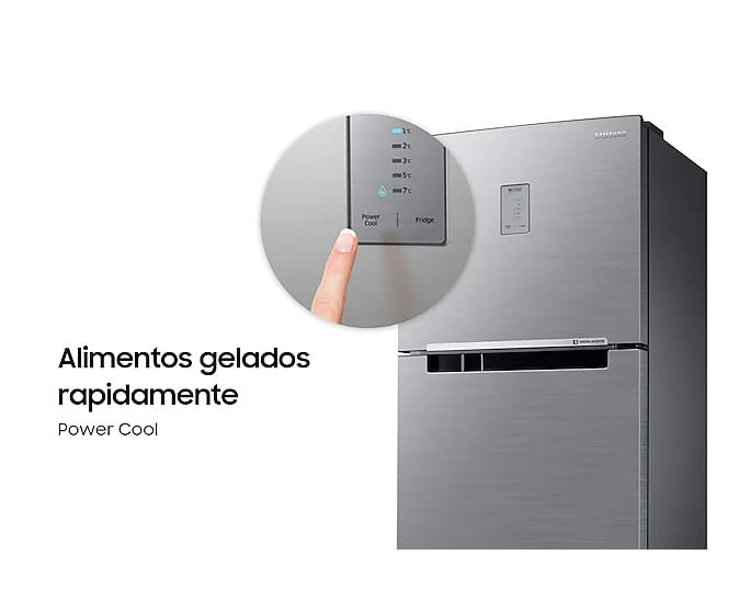 Geladeira Frost Free Samsung Duplex RT38 com All Around Cooling ...