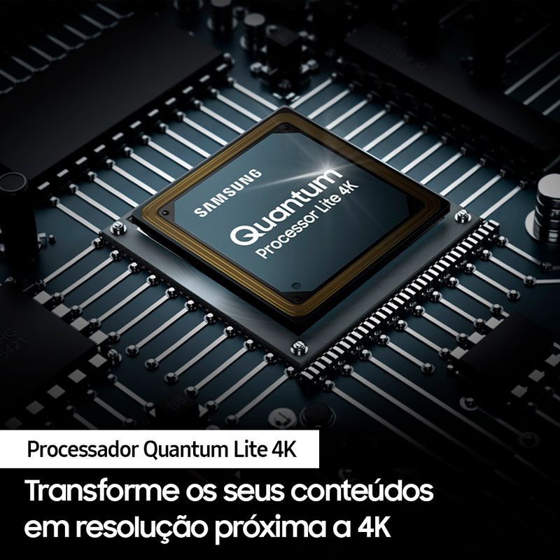Samsung Smart TV QLED 4K Q60C 2023, Modo Game, Som em Movimento, Tela ...
