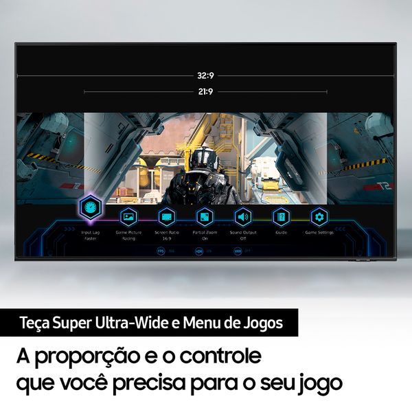 Samsung Smart TV QLED 4K Q60C 2023, Modo Game, Som em Movimento, Tela ...