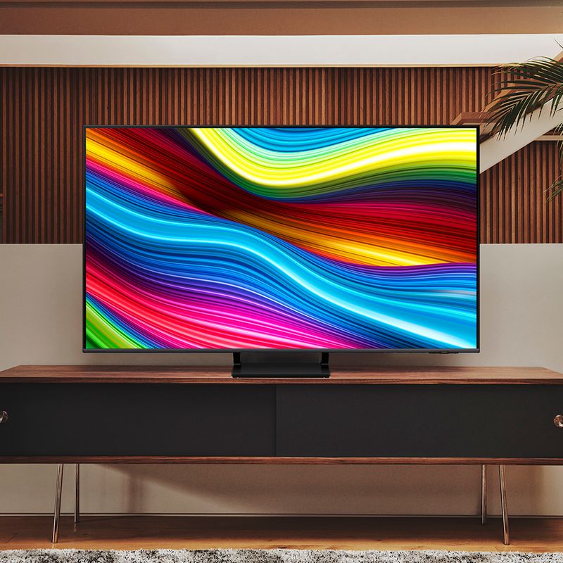 Samsung Smart TV 55 polegadas QLED 4K Q70C 2023, Modo Game, Som em ...