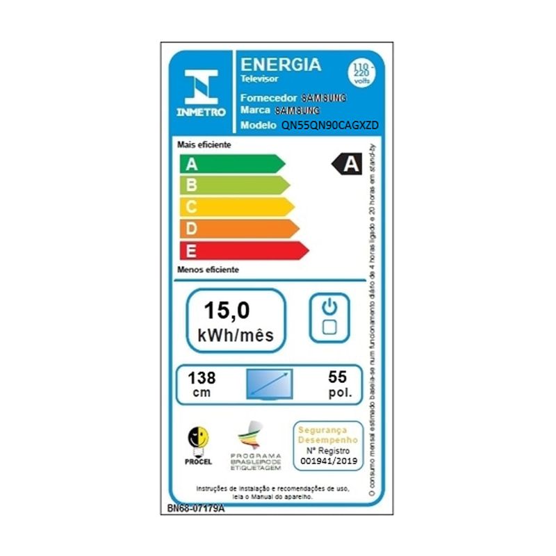 Samsung Smart Gaming TV 50" Neo QLED 4K QN90C 2023, Mini LED, Painel ...