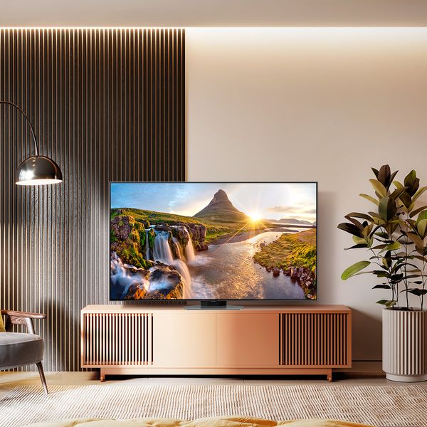 Samsung Smart TV 55 polegadas QLED 4K 55Q80C 2023 - Samsung Brasil