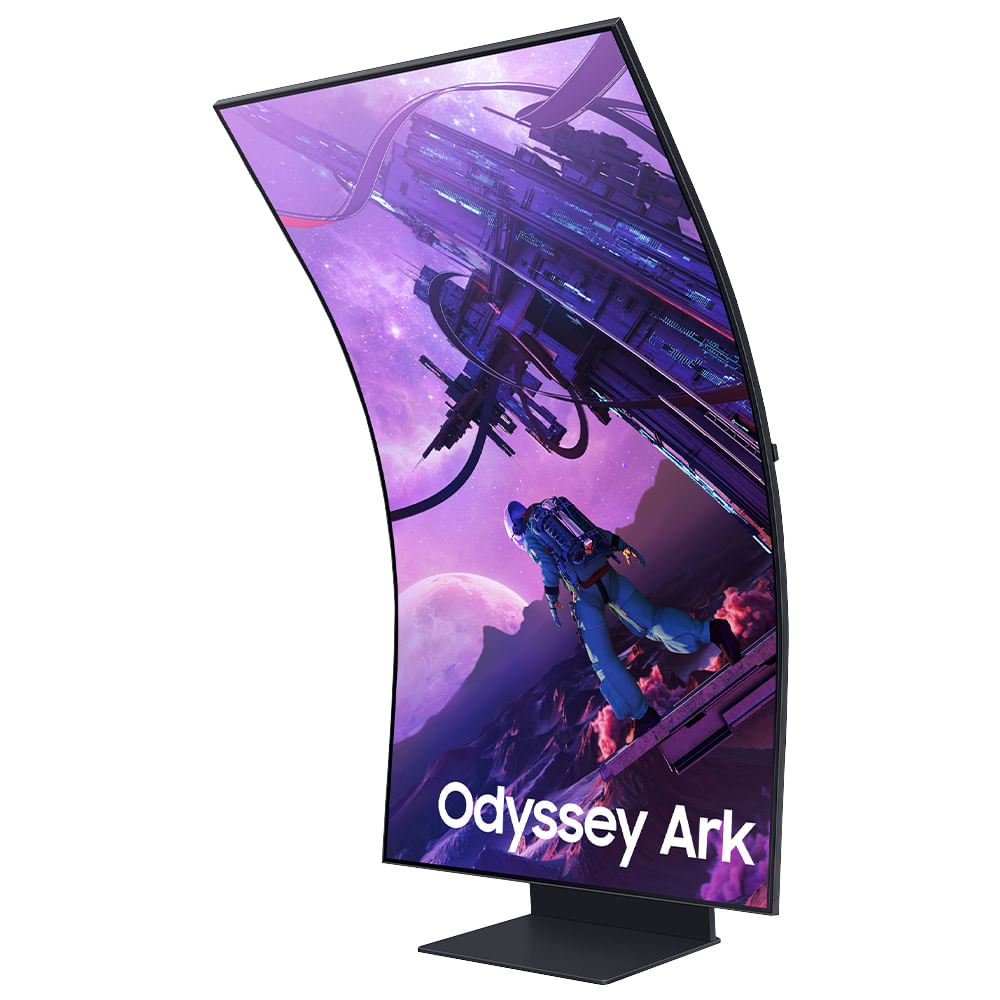 Monitor Gamer Samsung Odyssey Ark 55" 4K, Tela Curva, 165Hz, 1ms, Sound ...