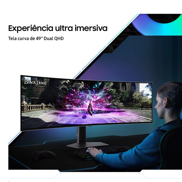 Monitor Gamer Samsung Odyssey OLED G9 49", Ultrawide, 240Hz, 0.03ms ...