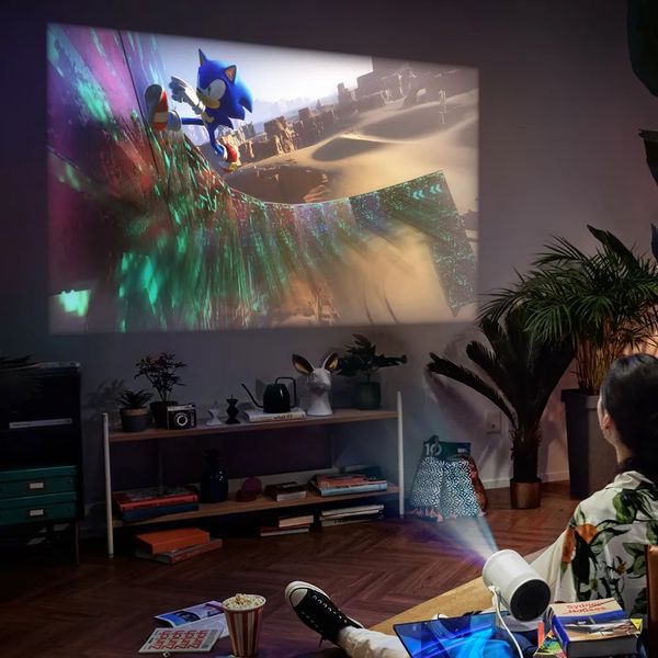 Samsung The Freestyle Projetor Smart Portátil, 30 a 100 polegadas ...