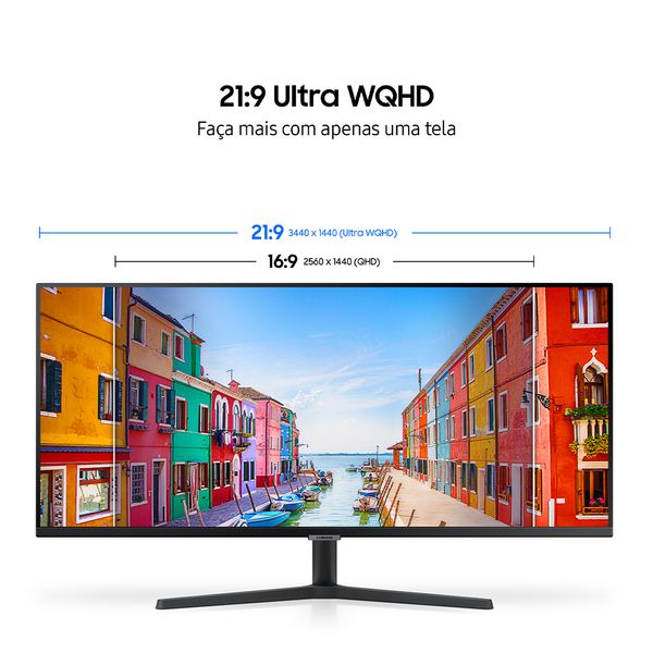 Monitor Samsung Viewfinity S5 34" WQHD, Ultrawide, 100Hz, 5ms, HDR10 ...