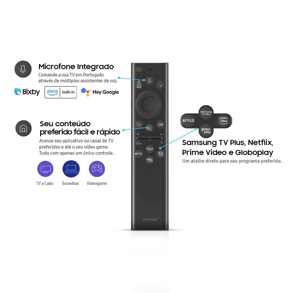 Samsung Smart TV Crystal UHD 4K BU8000 2022 - Samsung Brasil