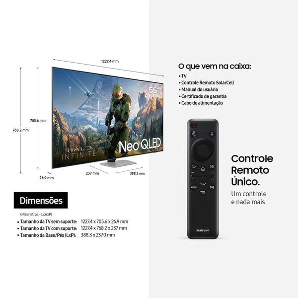 Samsung Smart Gaming TV 43" Neo QLED - Samsung Brasil