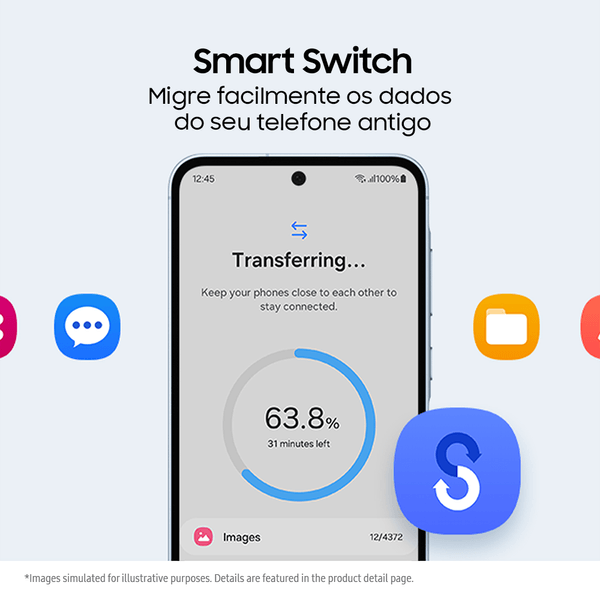 Celular Samsung Galaxy A55 5G, Câmera Tripla até 50MP, Tela 6.6", 256GB ...