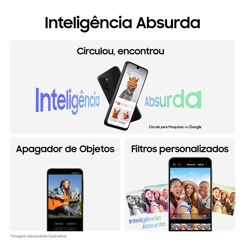 Celular Samsung Galaxy A26 5G 256GB, 8GB RAM, Câmera de 50MP, IP67 ...